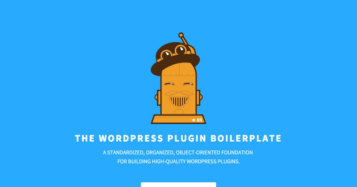 The WordPress Plugin Boilerplate - One Page Website Award The WordPress Plugin Boilerplate - One Page Website Award