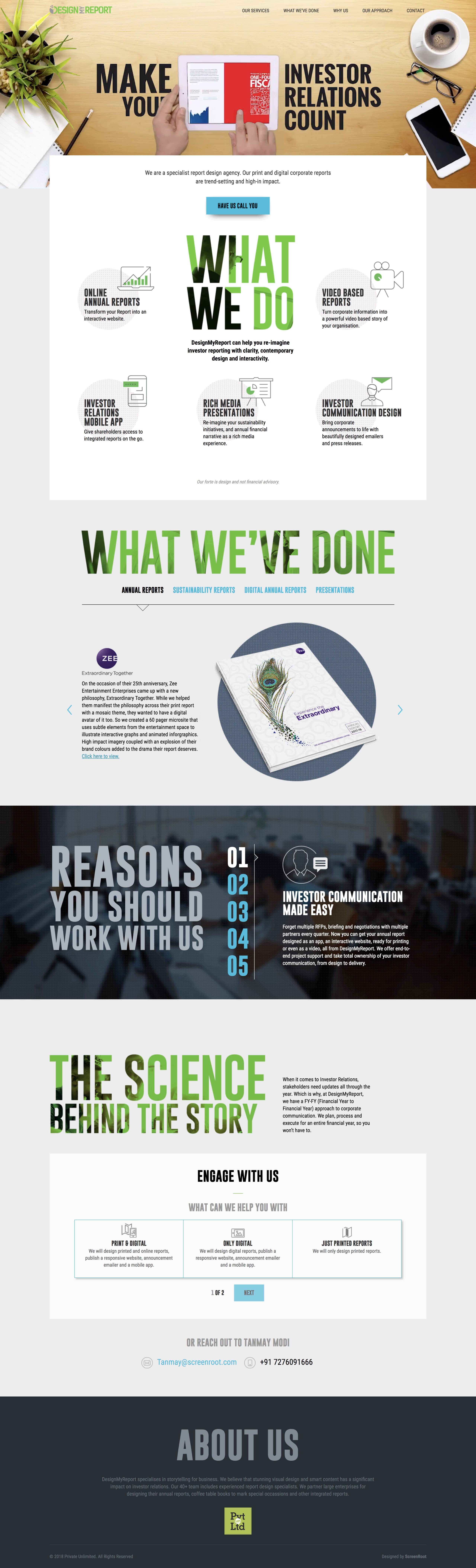 design-my-report-one-page-website-award