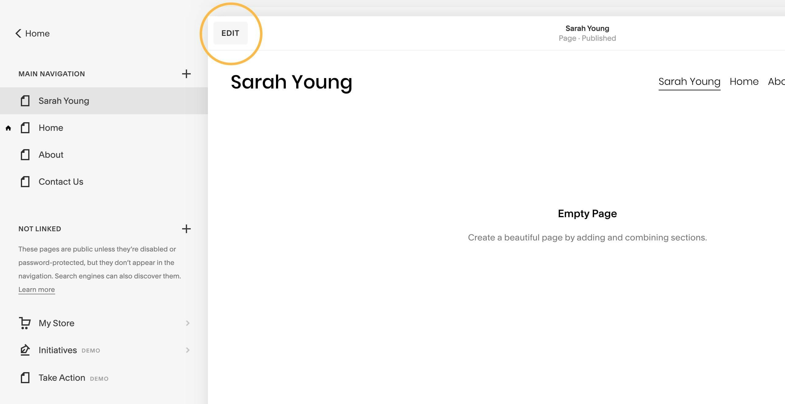 How To Build A Long Scrolling Landing Page Using Squarespace Digital