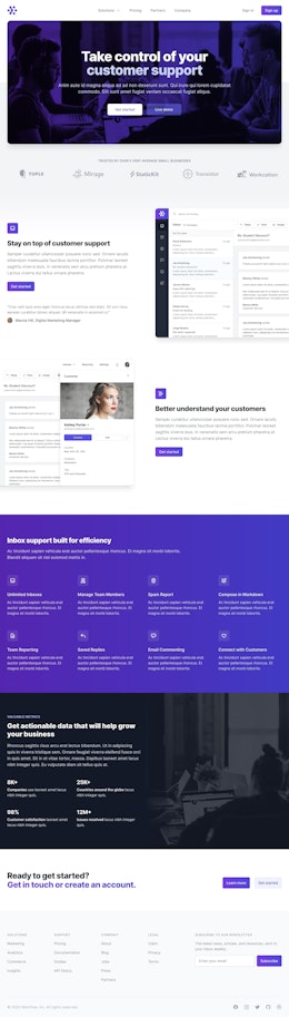 Tailwind UI Marketing Page Template Review And Demo